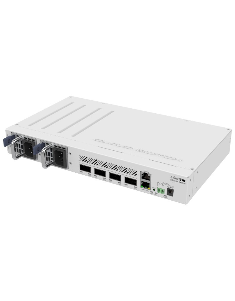 MIKROTIK (CRS504-4XQ-IN) CRS504, RouterOS L5, cloud ruter switch