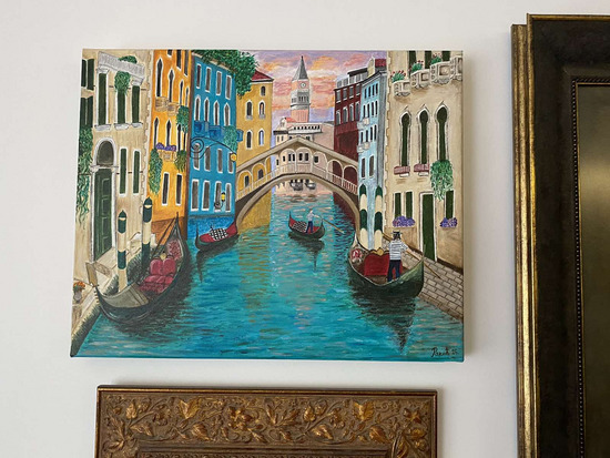 Slika Akril Na Platnu 50x40 cm Venecija