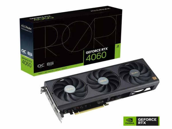 Grafička karta ASUS PROART-RTX4060-O8G NVD8GBGDDR6128bitcrna' ( 'PROART-RTX4060-O8G' )