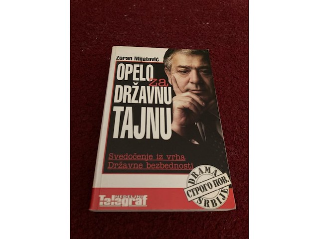 Opelo za državnu tajnu Zoran Mijatović