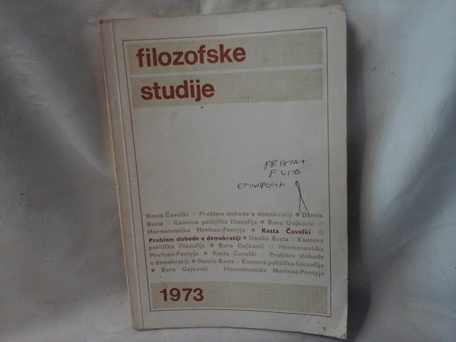 Problem slobode u demokratiji Kosta Čavoški