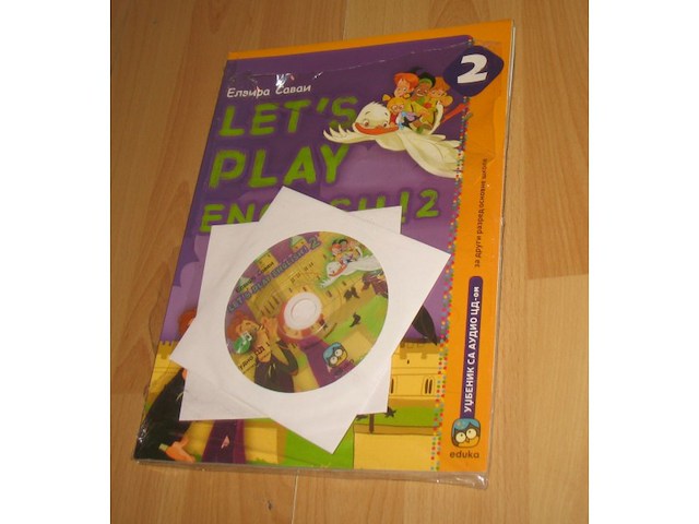 2. LET`S PLAY ENGLISH 2 EDUKA ENGLESKI NOVO U CELOFANU