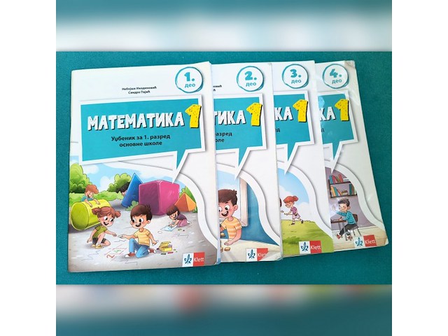 Matematika za 1. razred, Klett, 4 dela