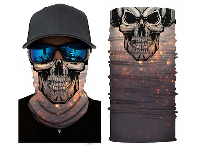 Skull Kostur Bandana Marama Potkapa Maska Model 6