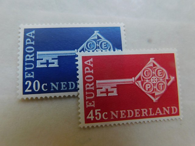 NEDERLAND EUROPA 1968 KOMPLET ČISTA SERIJA