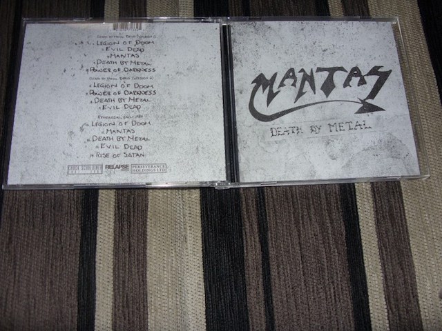 Mantas – Death By Metal CD Relapse USA 2012.