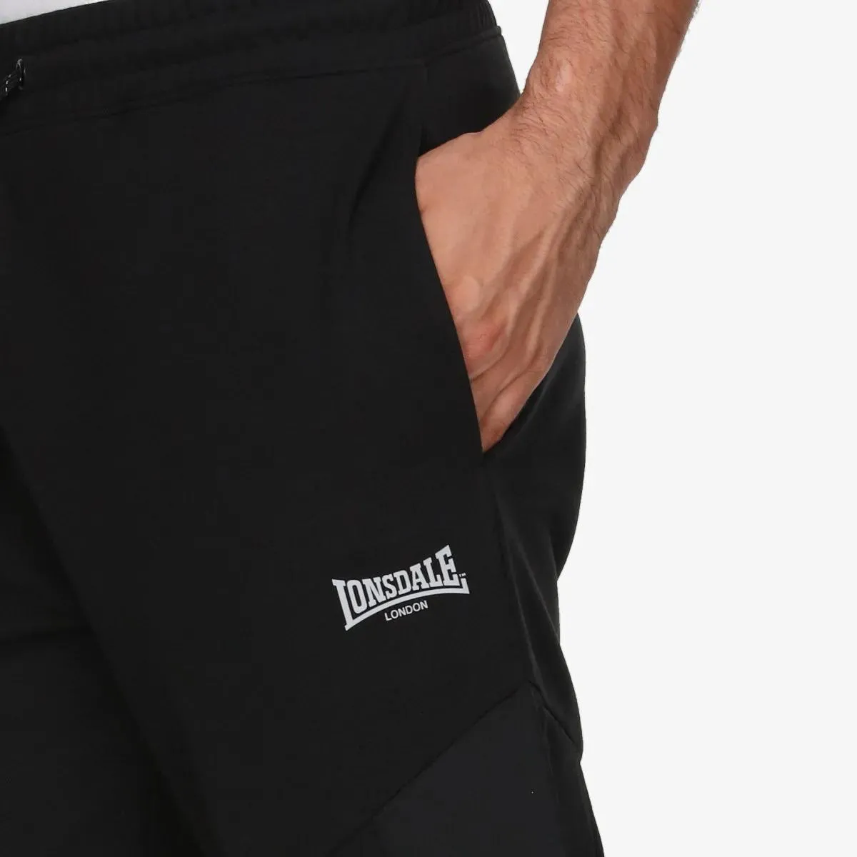 LONSDALE Donji deo trenerke Black Pants