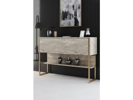 HANAH HOME KOMODA LUXE TRAVERTINE GOLD