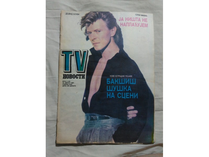 TV Novosti broj 1181, David Bowie