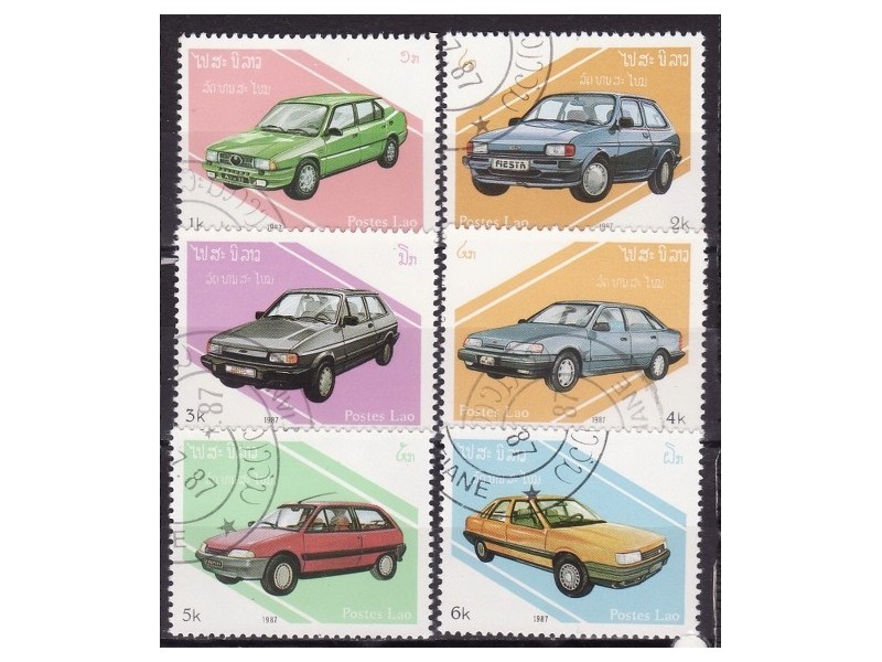 Laos - automobili 1987.