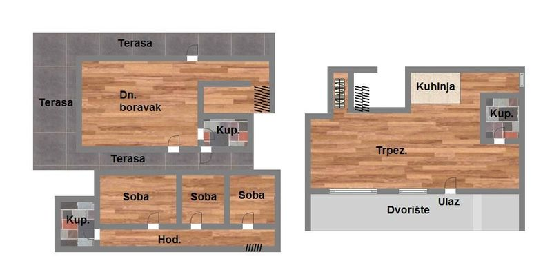 Četvorosoban - 145m2 - Popovica