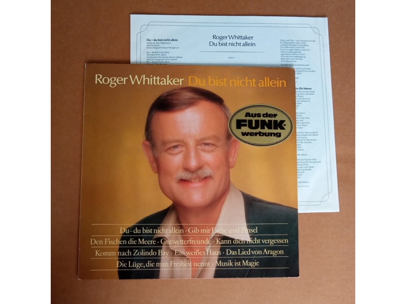 Roger Whittaker - Du bist nicht allein (LP, Germany)