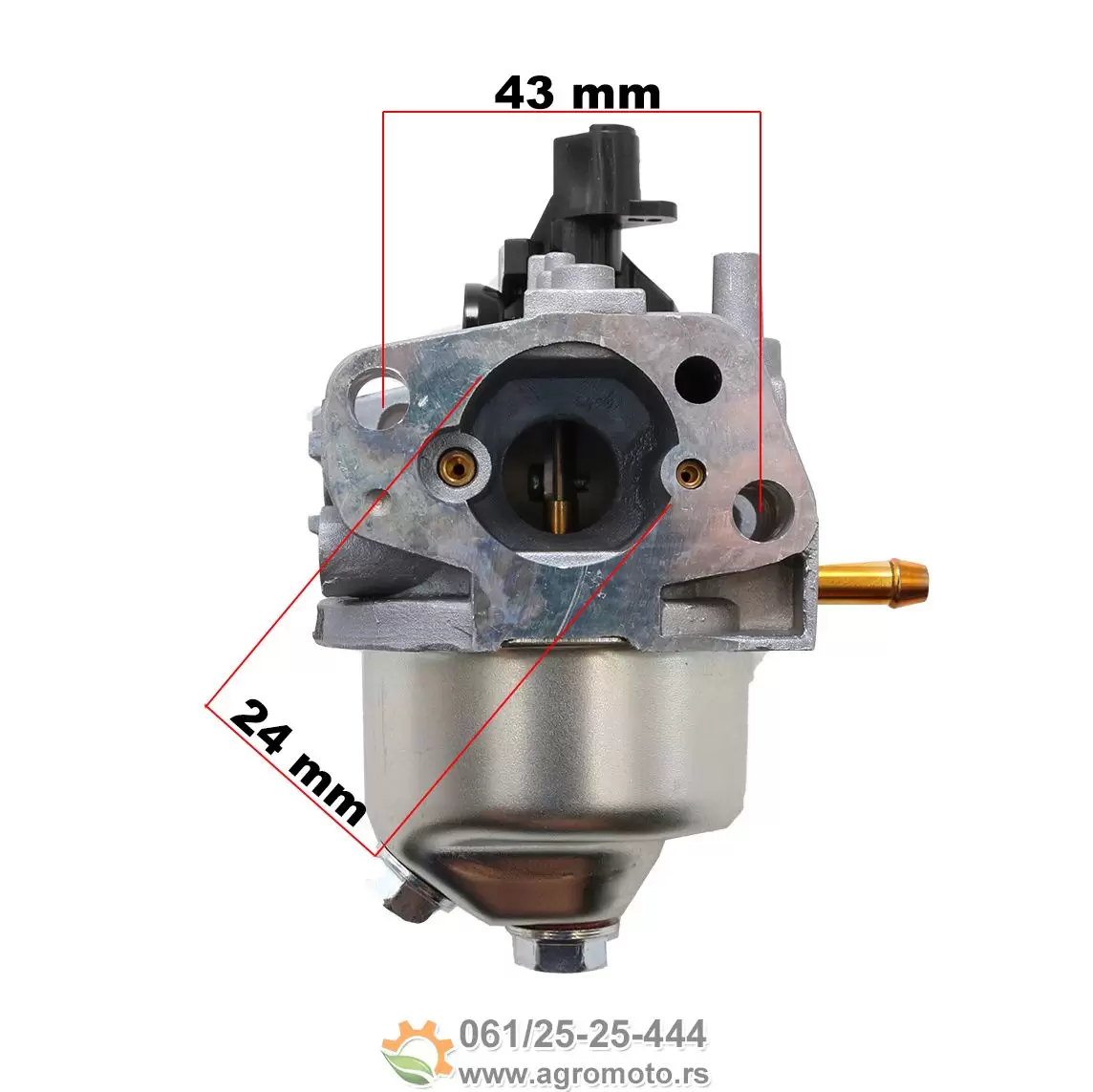 Karburator OHV motora kosilice T575 T675 1P70F difuzor 19mm