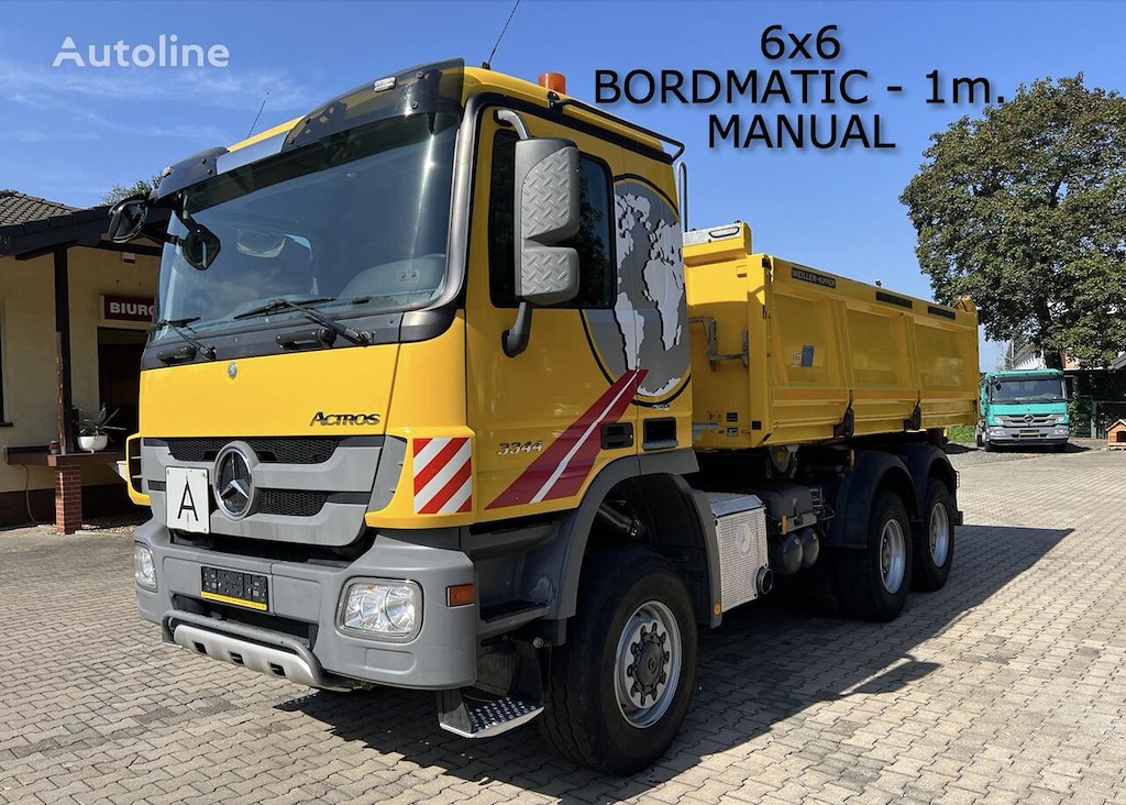 Mercedes-Benz 3344 AK ACTROS 6x6 MP3 kiper