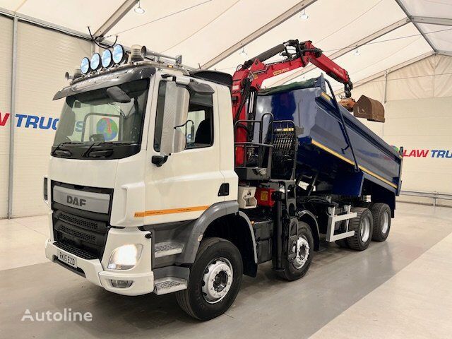 DAF CF 440 8x4 Day Cab Steel Tipper Grab kiper