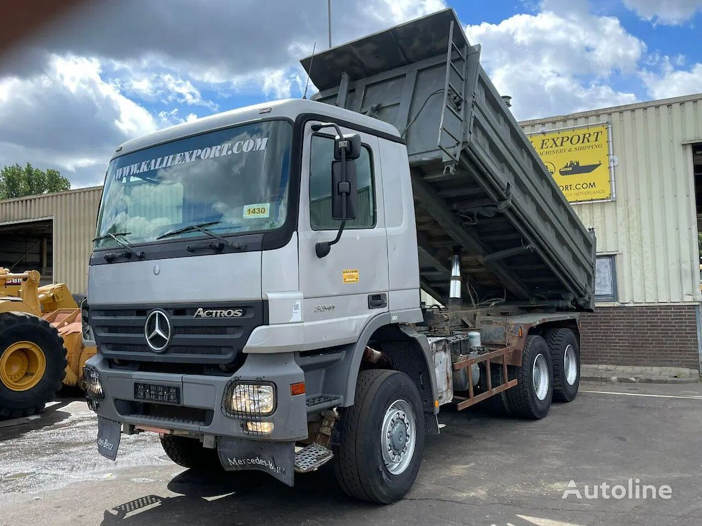 Mercedes-Benz Actros 3341 MP2 Kipper 6x6 EPS V6 Big Axle's Good Condition kiper