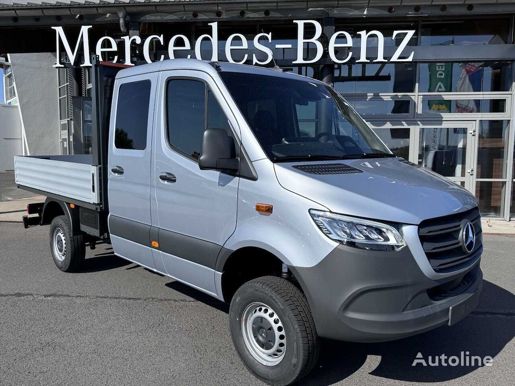 Mercedes-Benz Sprinter 319 CDI 4x4 DoKa Klima Kamera AHK3,5 kamion s ravnom platformom