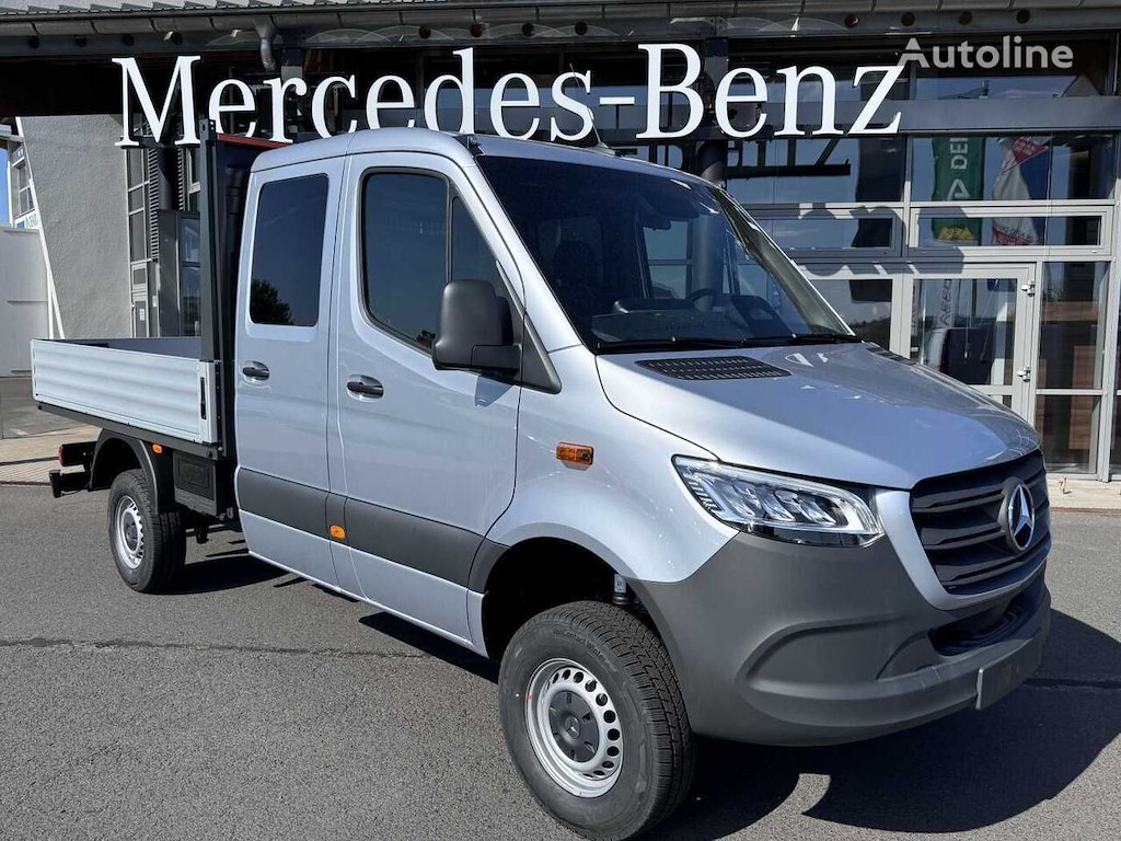 Mercedes-Benz Sprinter 319 CDI 4x4 DoKa Klima Kamera AHK3,5 kamion s ravnom platformom