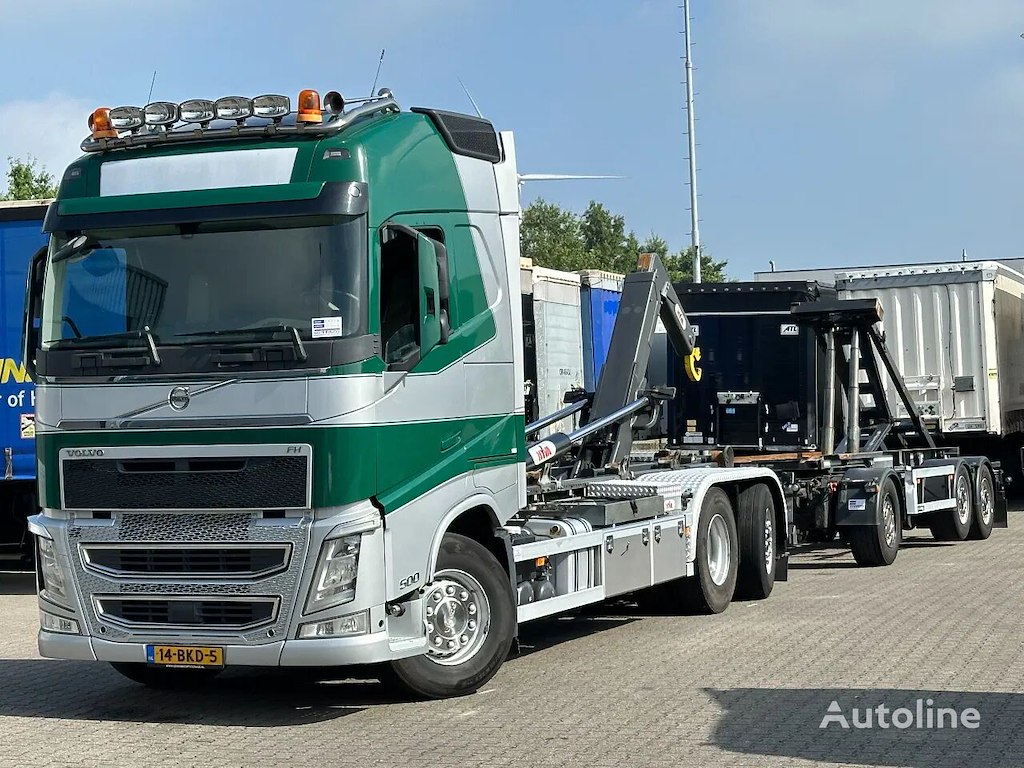 Volvo FH 13.500 Euro 6 Hyva 26T Haakarm + GS Kipper Combi kamion rol kiper