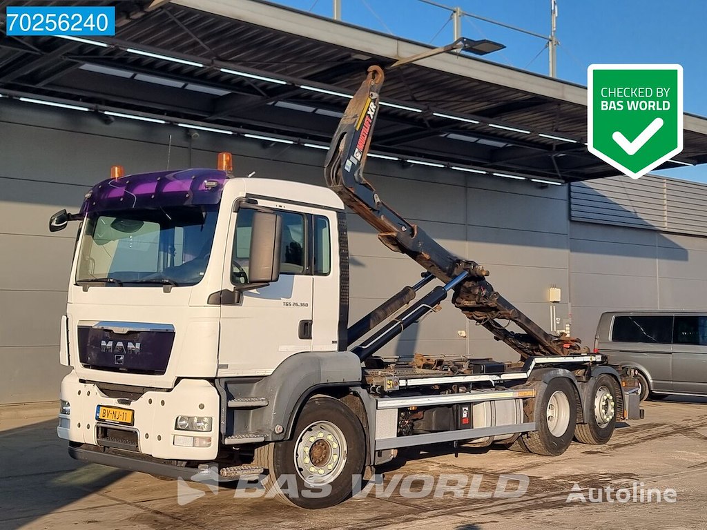 MAN TGS 26.360 6X2 NL-Truck 21 Tonnes Lift-Lenkachse Euro 5 kamion rol kiper