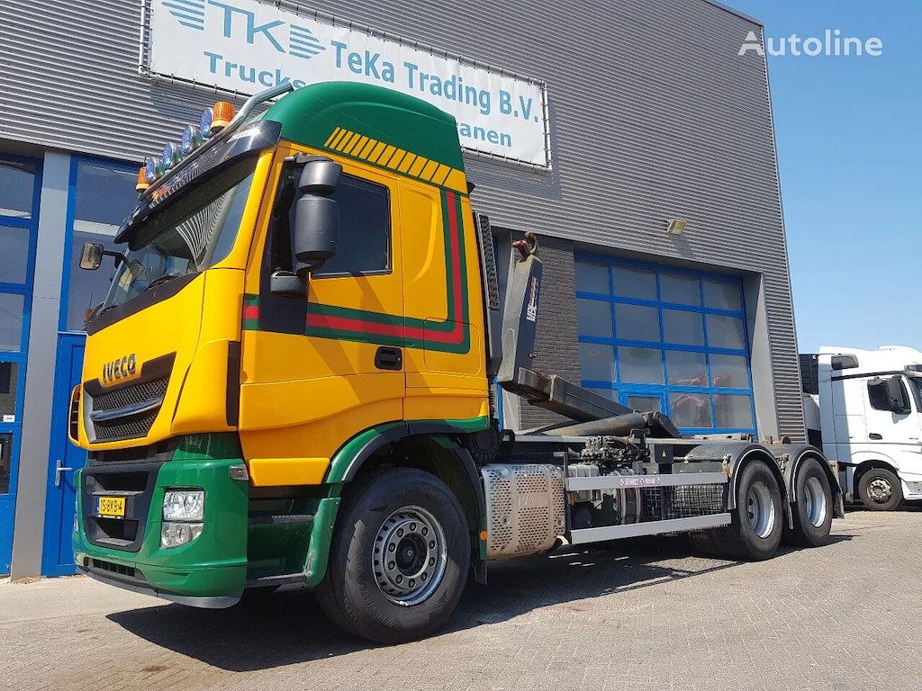 IVECO Stralis 460 AS260Y Haakarm 217.000 KM kamion rol kiper