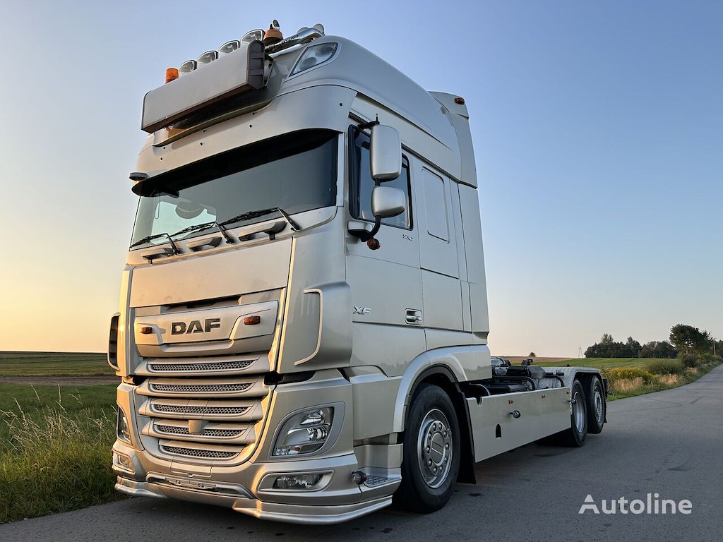 DAF XF 530 HOOK MEILLER from Germany RETARDER 6x2 SHOW TRUCK TOP1 TO kamion rol kiper