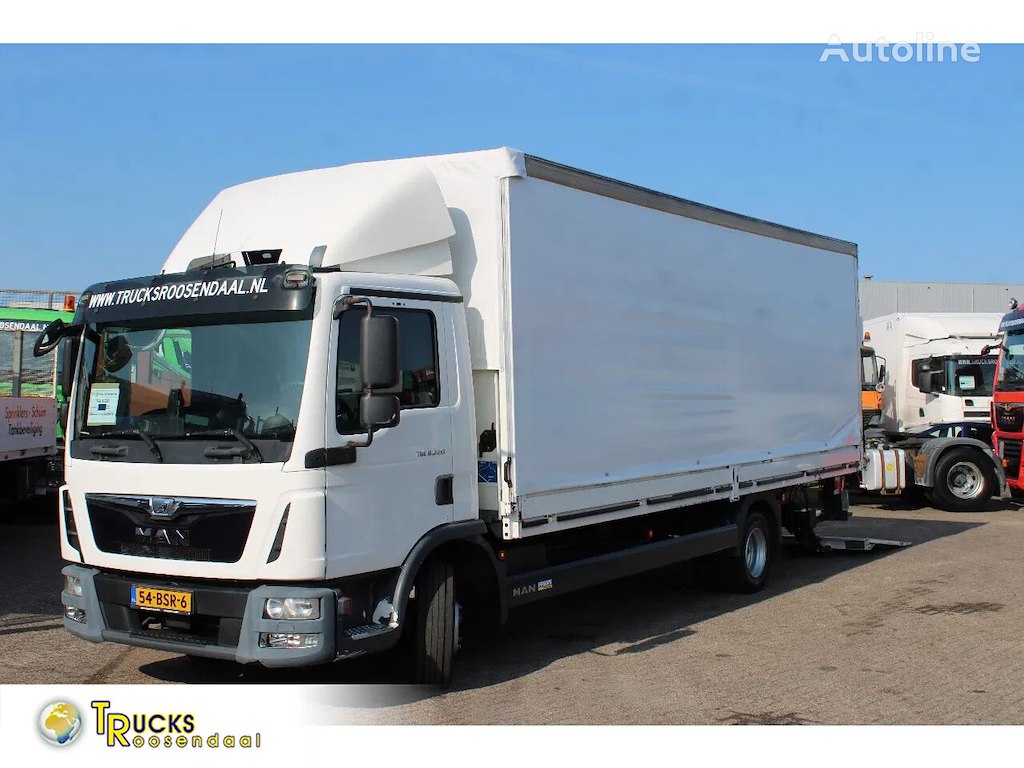 MAN TGL 8.220 + EURO 6 + 8T + NICE TRUCK + LIFT kamion sa klizna zavesa cerada