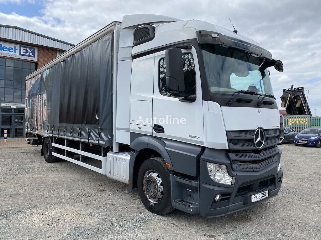 Mercedes-Benz ACTROS 1827 *EURO 6* 18 TONNE CURTAINSIDER 2018 - PK18 XSD kamion sa klizna zavesa cerada