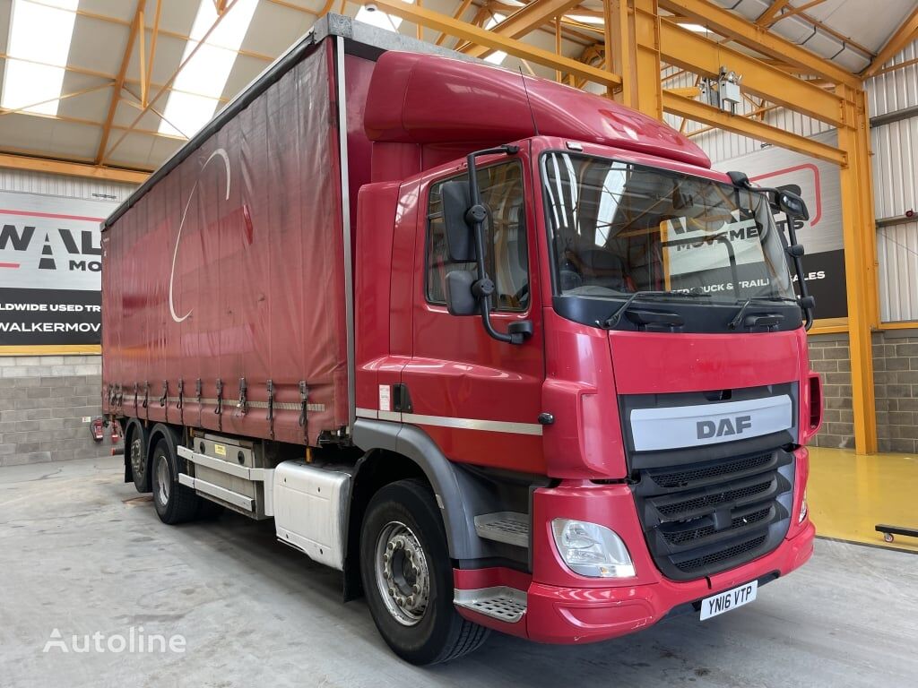 DAF CF290 *EURO 6* 6X2 26 TONNE CURTAINSIDER – 2016 – YN16 VTP kamion sa klizna zavesa cerada