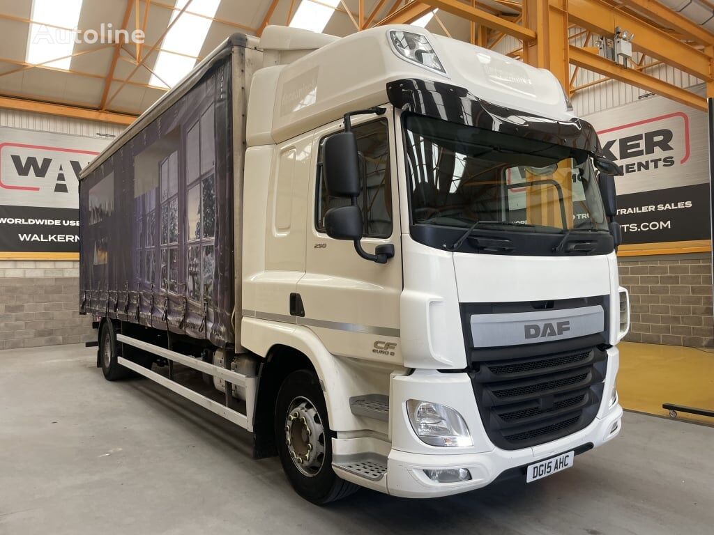 DAF CF 250 SPACE CAB *EURO 6* 4X2, 18 TONNE CURTAINSIDER – 2015 – DG kamion sa klizna zavesa cerada