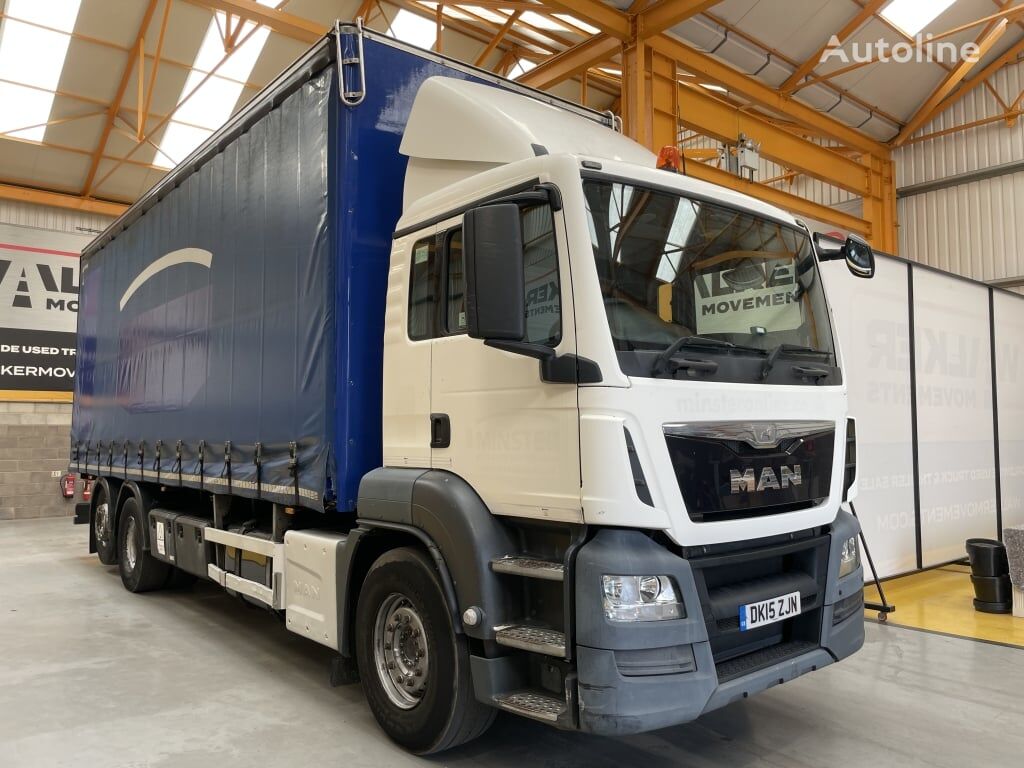 MAN TGS 26.400 *EURO 6* 6X2 26 TONNE DRAWBAR SPEC CURTAINSIDER – 201 kamion sa klizna zavesa cerada