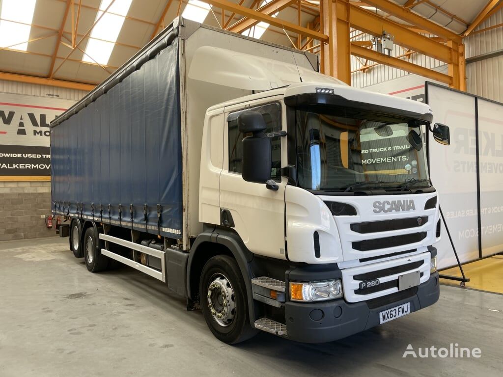 Scania P280 EURO 5 26 TONNE 6X2 CURTAINSIDER – 2013 – WX63 FWJ kamion sa klizna zavesa cerada