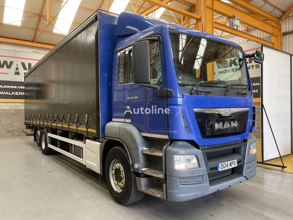 MAN TGS 26.360 *EURO 6* 6X2 26 TONNE DRAWBAR SPEC CURTAINSIDER – 201 kamion sa klizna zavesa cerada