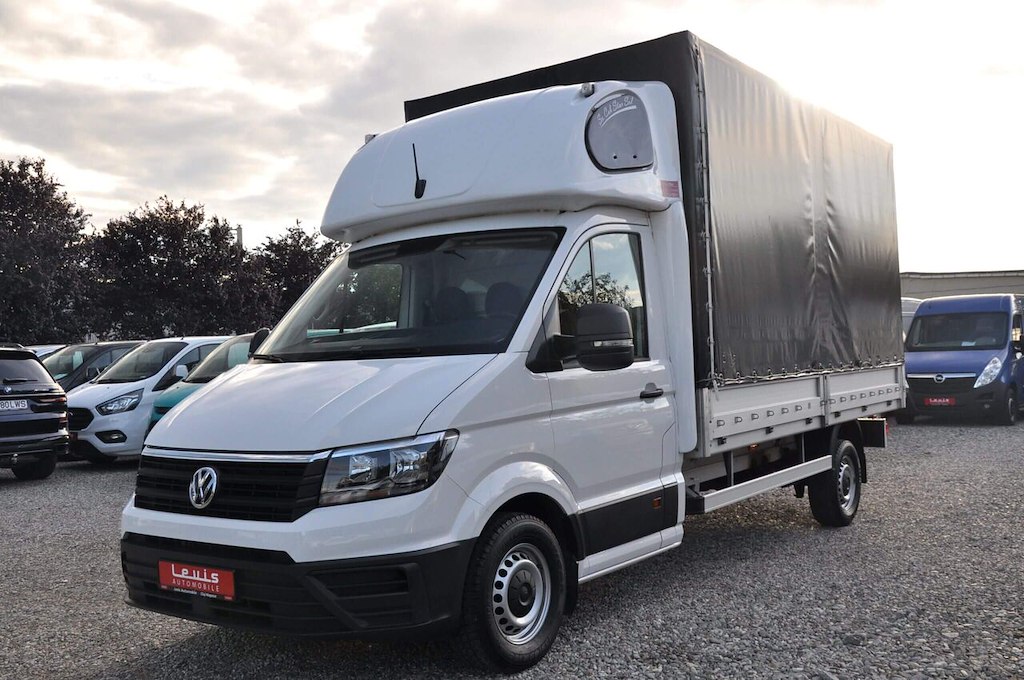 Volkswagen Crafter 8 Europaleti kamion s ceradom < 3.5t