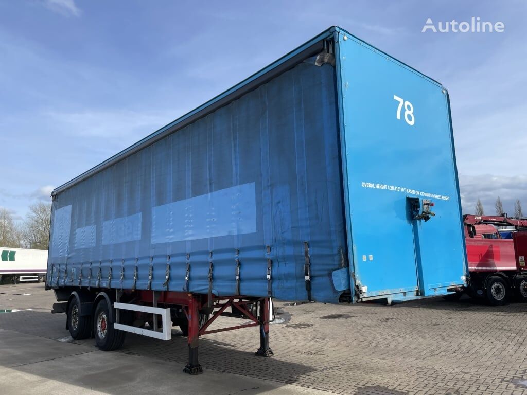 M&G 36FT TANDEM AXLE URBAN CURTAINSIDE TRAILER – 2010 – C304196 poluprikolica sa kliznom ceradom