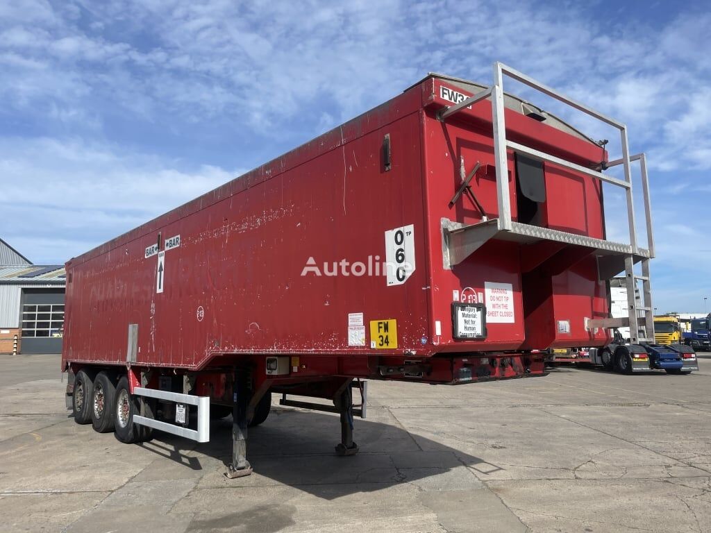 Wilcox 65 CU YD PLANK SIDED ALUMINIUM BULK TIPPING TRAILER – 2006 – C21 poluprikolica kipera