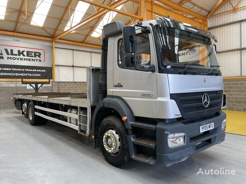 Mercedes-Benz AXOR 2533 6X2, 26 TONNE FLATBED/STEEL CARRIER – 2005 – YP05 WFU kamion platforma