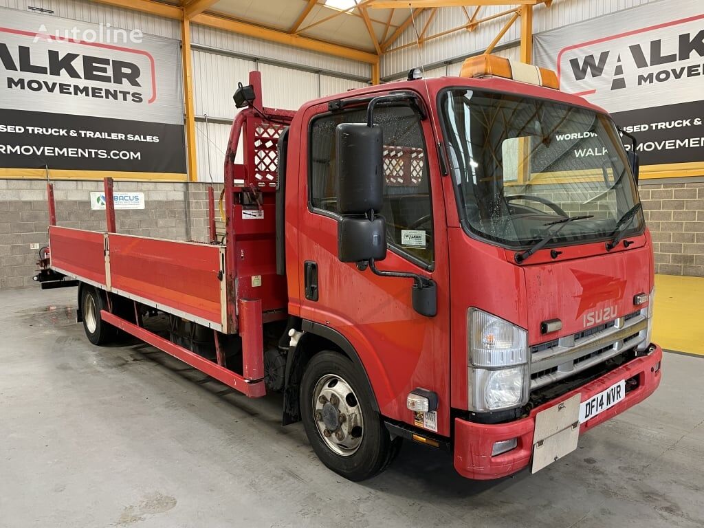 Isuzu FORWARD NPR 7.5 TONNE EURO 5 DROPSIDE BEAVERTAIL FLATBED – 2014 šlep auto