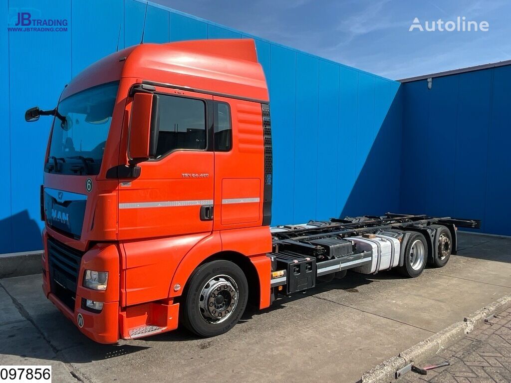 MAN TGX 24 420 EURO 6, Retarder, BDF, TUV vozilo za prevoz kontejnera