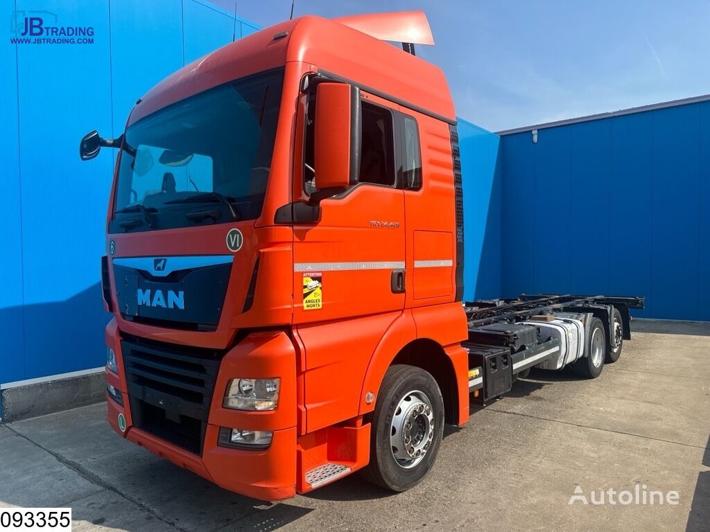 MAN TGX 24 420 EURO 6, Retarder, BDF vozilo za prevoz kontejnera