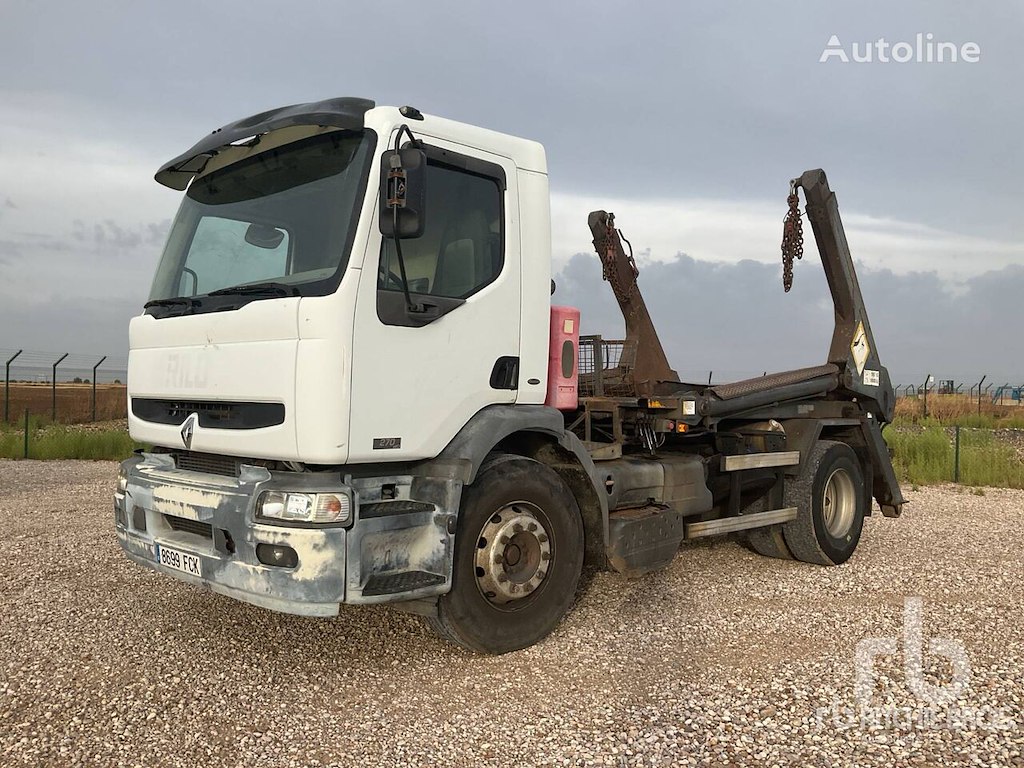 Prodaje se Renault 270.18 4x2 Skip Loader Truck podizač kontejnera na aukciji