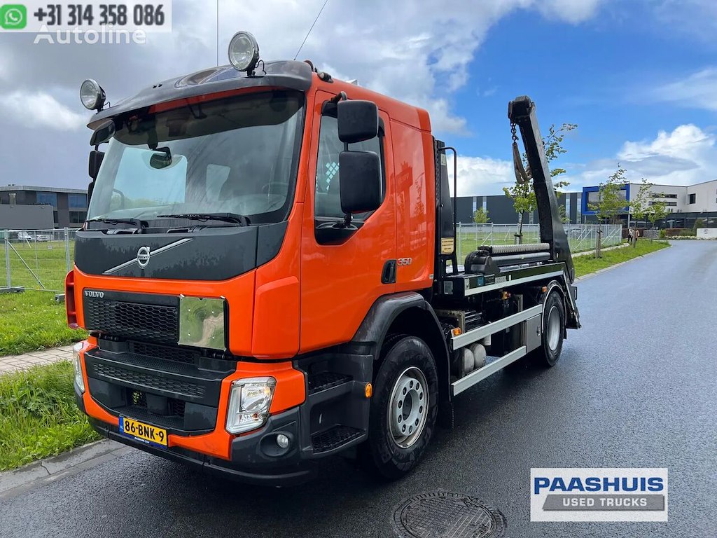 Volvo FE 350 4x2 E6 HYVA 14 TONS PORTAAL kamion autopodizač kontejnera