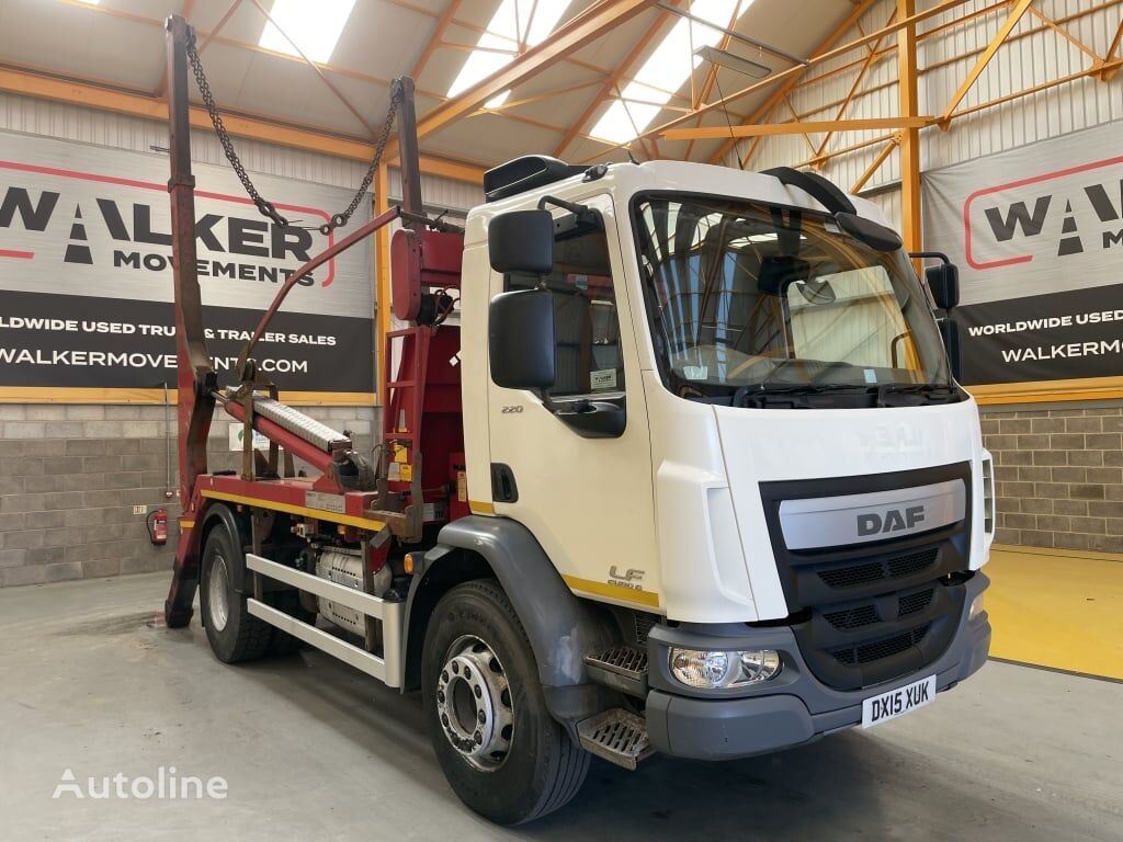 DAF LF 220, *EURO 6*, 4X2 18 TONNE SKIP LOADER – 2015 – DX15 XUK kamion autopodizač kontejnera