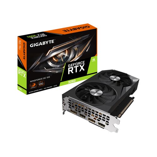 Graficka karta PCI-E GIGABYTE GeForceRTX 3060 GV-N3060WF2OC-12GD