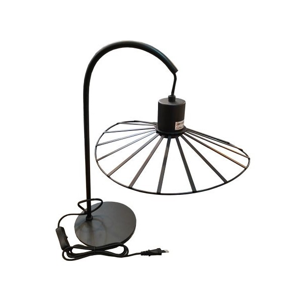 STONA LAMPA LEIKA E27 CRNA