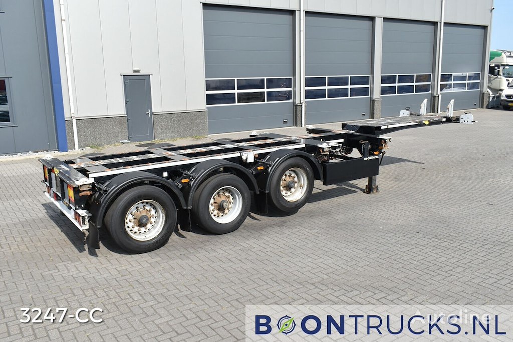 Broshuis 3UCC-39/45 FLN | 2x20-30-40-45ft HC * 3x EXTENDABLE * NL TRAILER poluprikolica za prevoz kontejnera