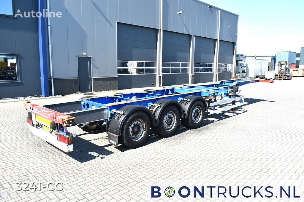 Schmitz Cargobull SCF 24 G | 2x20-30-40ft HC * DISC BRAKES * LIFT AXLE * NL TRAILE poluprikolica za prevoz kontejnera