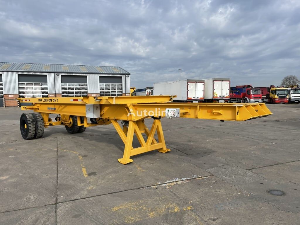 Buiscar 30FT SINGLE AXLE FIXED TIPPING SKELETAL TRAILER (NEVER BEEN USED poluprikolica za prevoz kontejnera