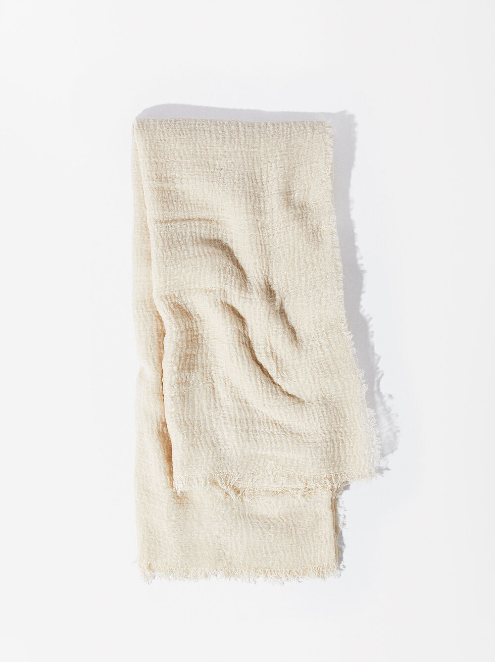 Pashmina With Frayed Detailing