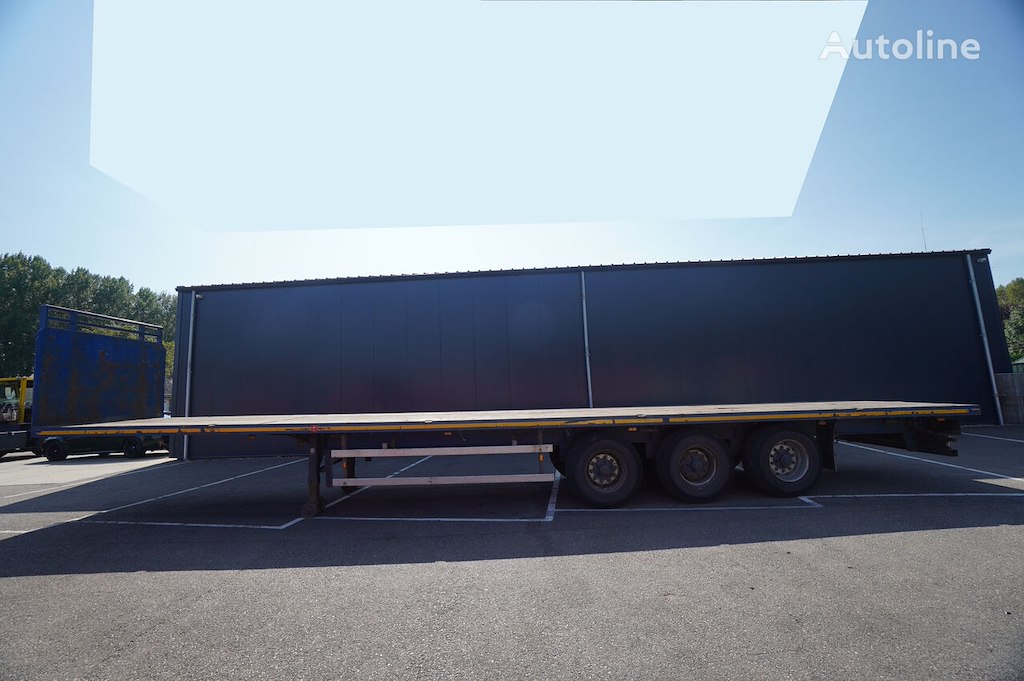 Groenewegen 3 AXLE FLATBED TRAILER poluprikolica platforma